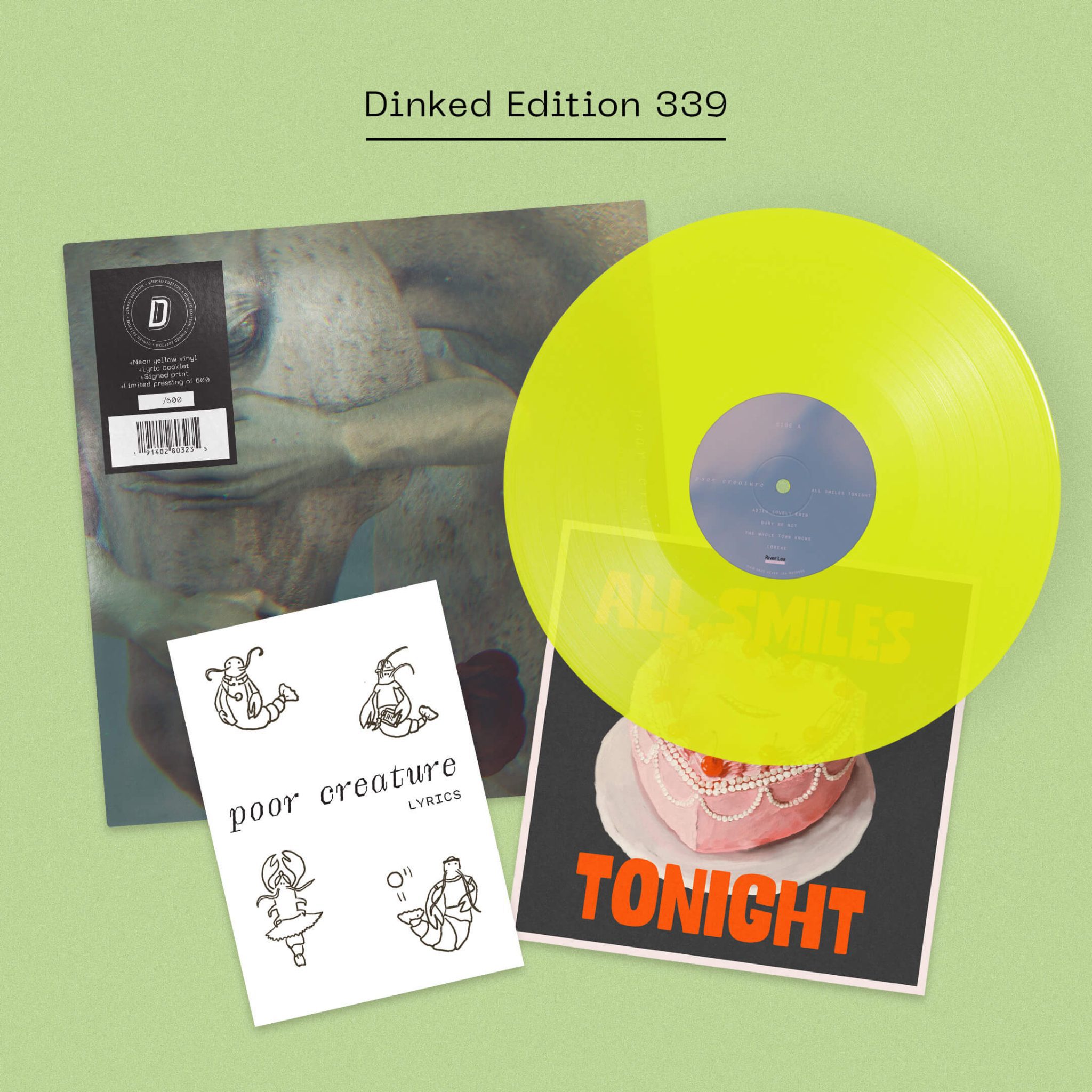 Poor Creature - All Smiles Tonight (11th July 2025) (Sale) | Pie & Vinyl